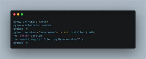 5 ways of deleting python venv python clear