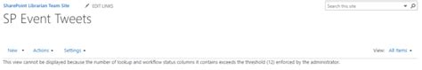 how to increase lookup column limit in sharepoint lists nate chamberlain