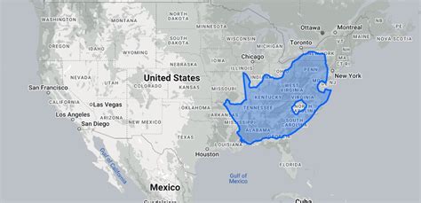 Size Of South Africa Versus The Us No Home Just Roam