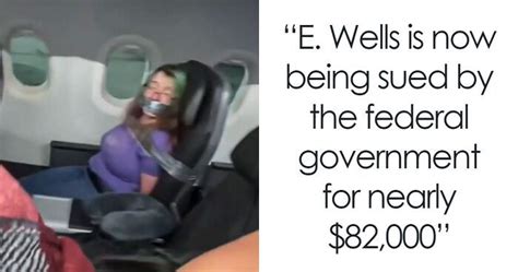 Passenger Who Went Viral After Being Duct Taped To Airplane Seat Is