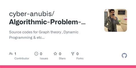 Github Cyber Anubisalgorithmic Problem Solving Source Codes For Graph Theory Dynamic