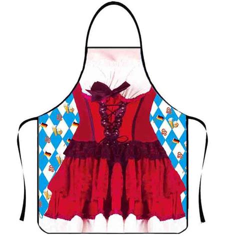 Funny Apron Super Muscle Kitchen Man Women Cooking Aprons Oktoberfest