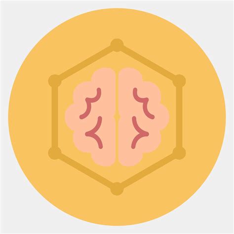 Icon Deep Learning Artificial Intelligence Elements Icon In Color