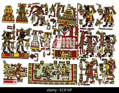 The Codex Zouche Nuttall Is An Accordion Folded Pre Columbian Document Of Mixtec Pictography