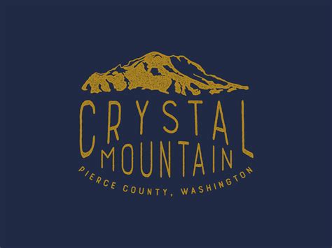 Crystal Moutain Vintage By Nick Serianni On Dribbble