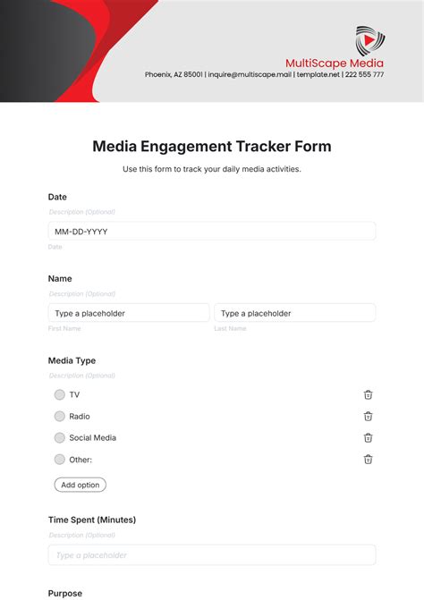 Free Media Templates To Edit Online