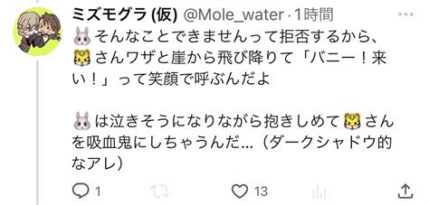 ミズモグラ 仮 on Twitter 妄想無限大