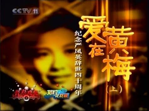 爱在黄梅纪念严凤英逝世四十周年 第一部分 YouTube