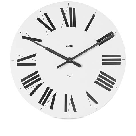 Alessi Firenze Wall Clock White End Kr