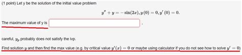 Solved This Is Differential Equations Please Explain Chegg