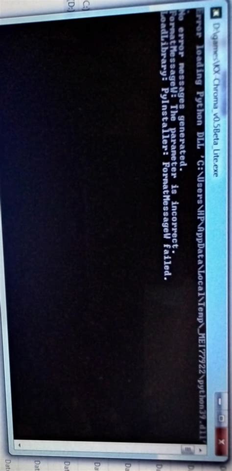 Got This Error While Running A File On Win 7 Rwindows7
