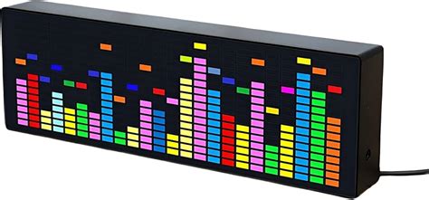 Led Visualizer Uhr Farbe Led Musik Spektrum Musik Audio Spektrum