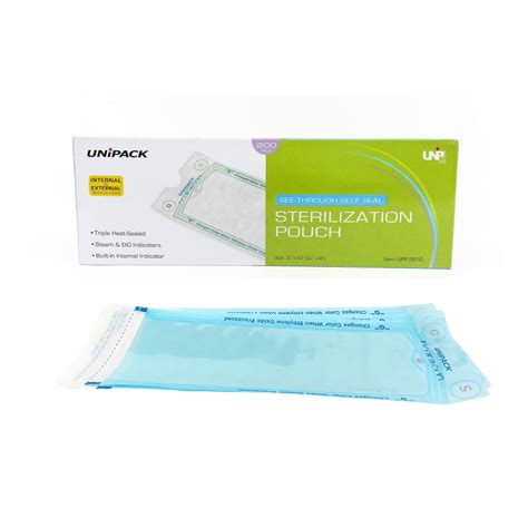 Unipack Self Sealing Sterilization Pouches Advantech Sterilizers