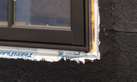 Window Sill Flashing With Tape And Liquid Applied Membrane Energy Vanguard
