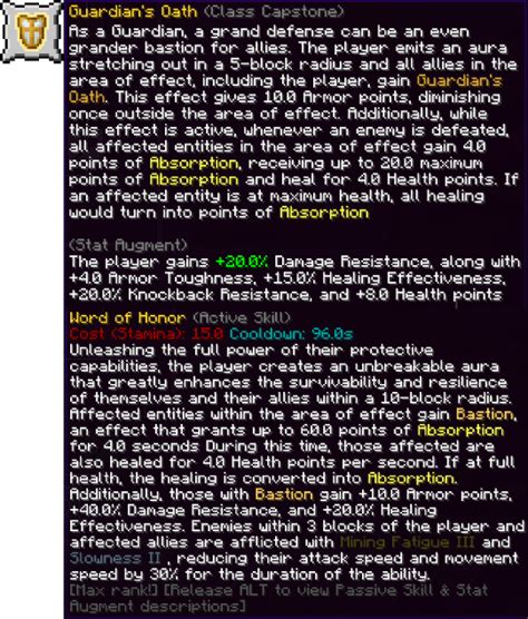 Turtlebois Rpg Classes Minecraft Mods Curseforge