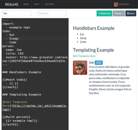 Github Scragg0x Realms Wiki Git Based Wiki Inspired By Gollum