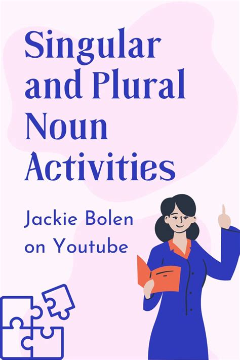 A Woman Holding A Piece Of Paper With The Words Singular And Plural Non