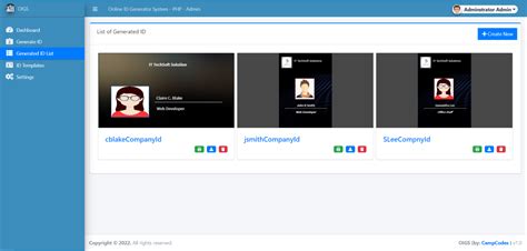 Online Id Generator System In Php Mysql Free Download Source Code Campcodes