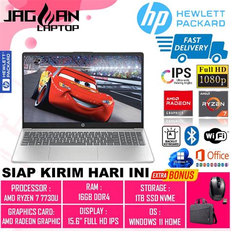 Jual Laptop Hp Amd Ryzen U Gb Tb Ssd Fhd Ips Backlight Win Home Shopee Indonesia