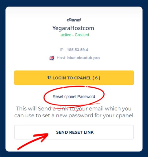 How To Reset Your Cpanel Password Yegara Host Guide