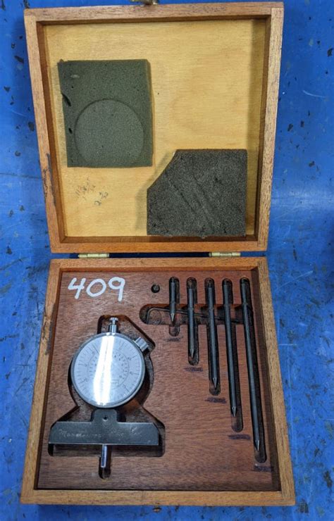 Used 1″ Range 0 100 Dial Reading 0 001″ Graduation Dial Drop Indicator