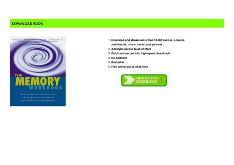 [pdf] the memory workbook breakthrough techniques to exercise your…