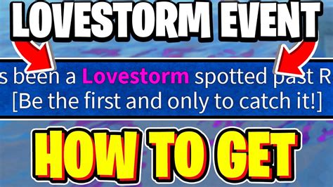 How To GET SPAWN LOVESTORM EVENT In Fisch Lovestorm Eel Guide Roblox YouTube