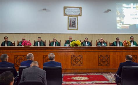 افتتاح السنة القضائية 2023 باستئنافية الحسيمة بحضور فريد شوراق عامل