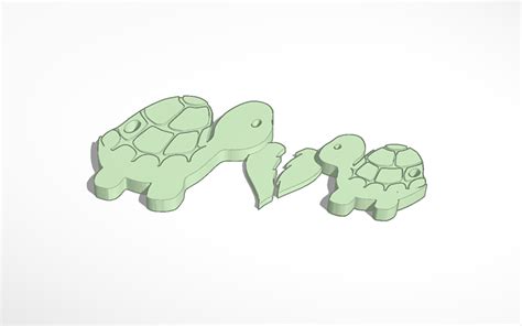 3d Design Turtles Neri Tinkercad