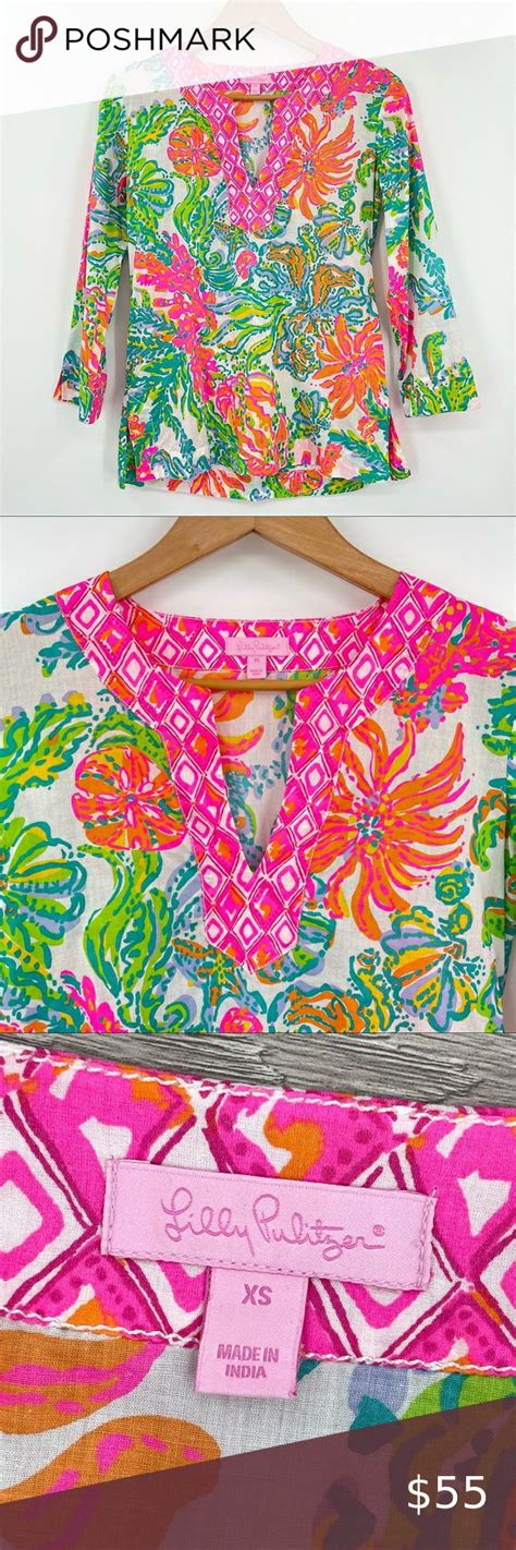LILLY PULITZER Amelia Island Tunic Resort Collection In Casa Marina