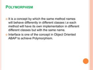 Oops Abap Fundamental PPTX Programming Languages Computing