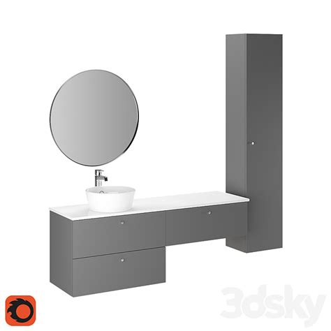 Ikea Godmorgon Set 2 Bathroom Furniture 3d Model