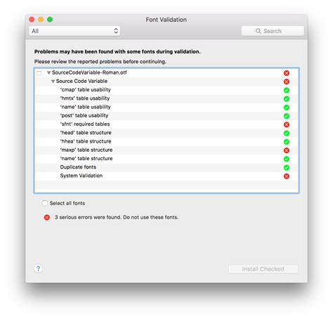 Does Not Validate In Font Book Issue Adobe Fonts Source Code Pro GitHub