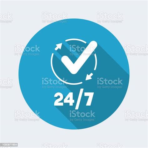 꾸준한 검사 서비스벡터 웹 아이콘 24시간에 대한 스톡 벡터 아트 및 기타 이미지 24시간 7 검사 보기 Istock