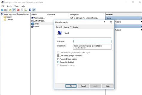 Different Ways To Enable Guest Account On Windows 10