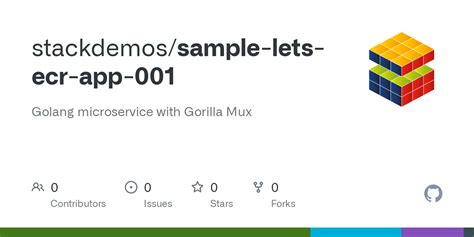Github Stackdemos Sample Lets Ecr App Golang Microservice With