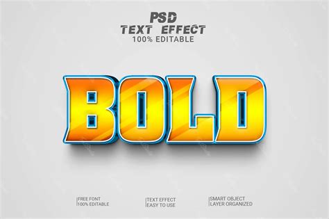 Bold Bttf 80s Font Style Effect Photoshop Premium Psd File