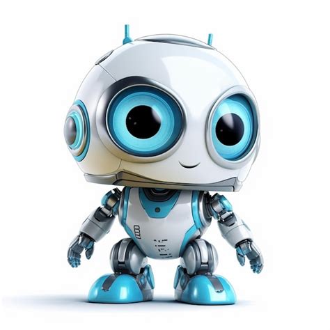 Premium Ai Image A Robot With A Smile On Its Face