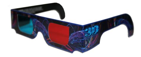 3d Anaglyph Red Cyan American Paper Optics
