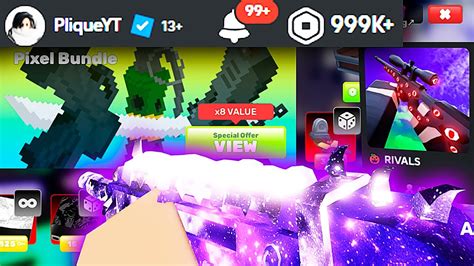 GASTANDO ROBUX INFINITO NO RIVALS YouTube