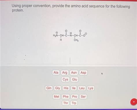 solved using proper convention provide the amino acid