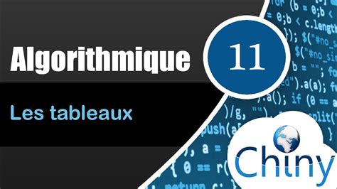 Algorithmique Les Tableaux Youtube
