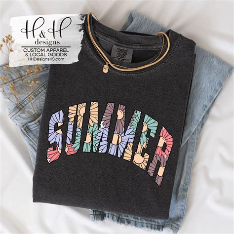 Summer Floral Curved Block Handh Designs Llc