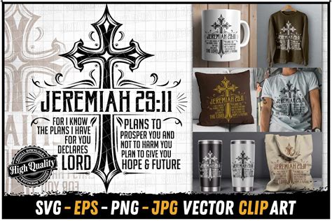 Jeremiah 2911 Bible Quote Svg Graphic By Suriya Fabica · Creative Fabrica