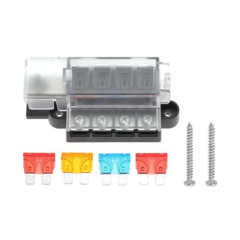 4 Way Fuse Block For St Blade Fuses Marine And Automotive