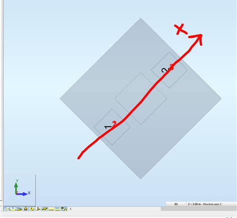 solved rc foundation design issue local and global axis are not the