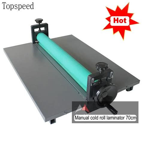 Manual Cold Roll Laminator Laminating Machine 70cm Length Foldable In