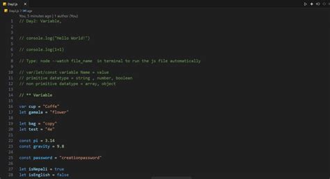 🚀 Day 2 Of Javascript Bikram Giri