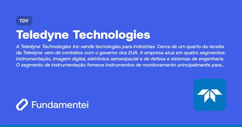 Tdy Teledyne Technologies Balanços Fundamentei