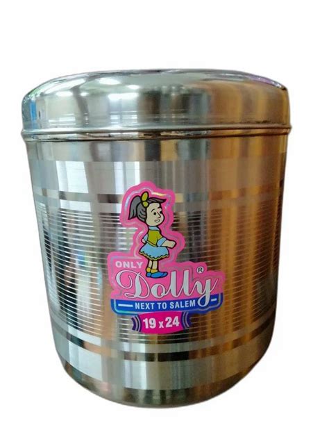Silver Stainless Steel Dabba Capacity 5kg Size Standard At ₹ 260kg